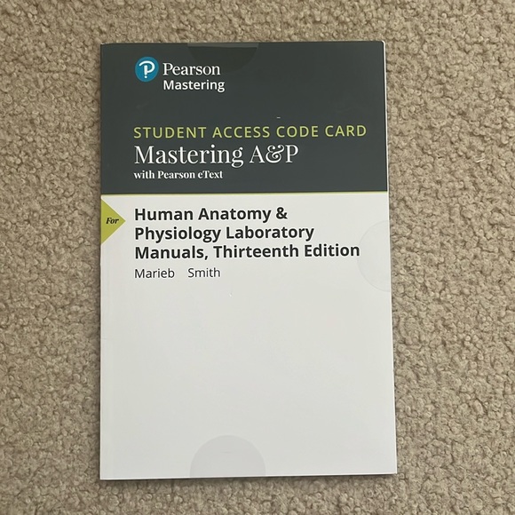 Pearson | Other | New Access Code For Pearson Human Anatomy Physiology ...